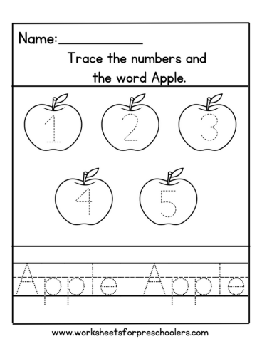 Apple Theme Activities for Preschool